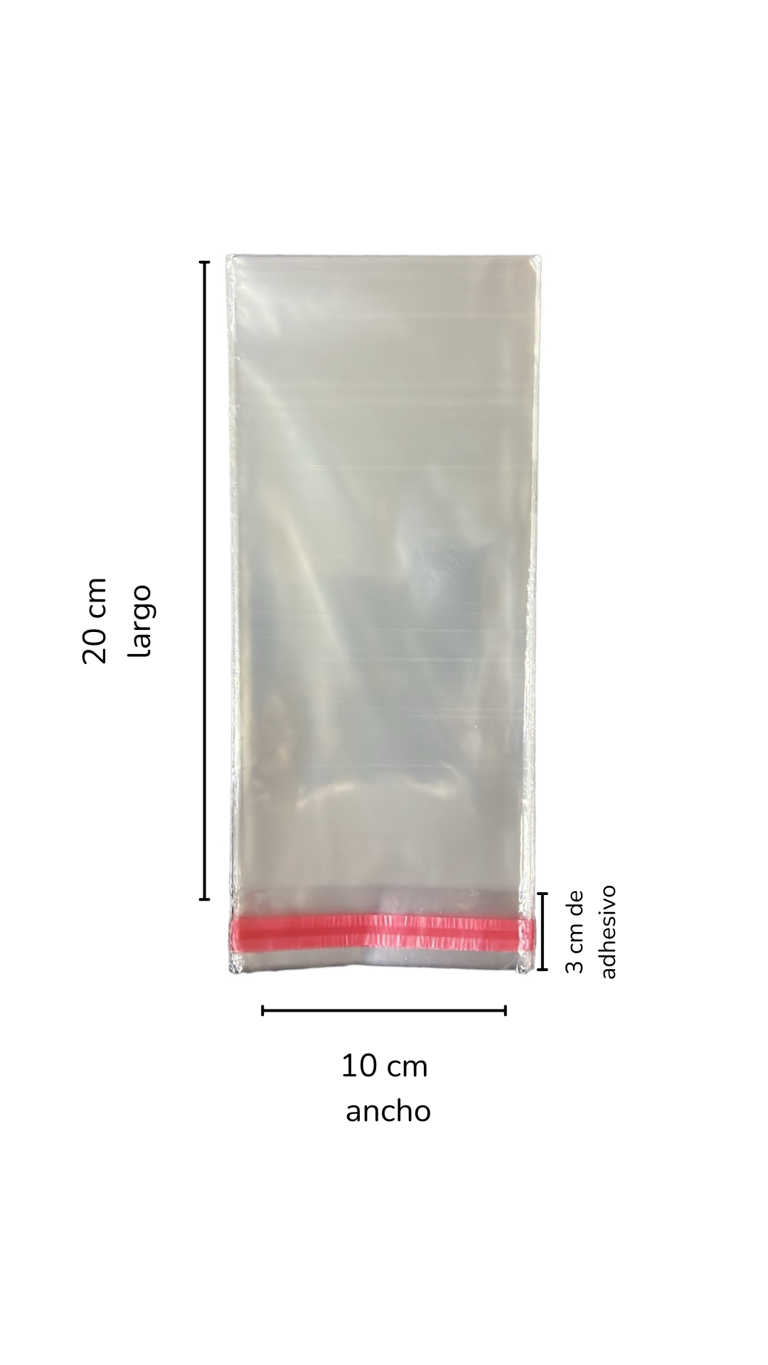 Bolsa Celofán Con Adhesivo 10X20 – MINABI